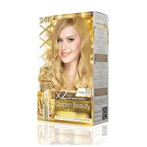 Maxx Deluxe 24K Gold Hair Dye - Wheat Blonde (9.0) – get cuty