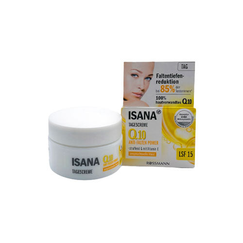 Isana Q10 Day Cream Anti-Wrinkle Power SPF 15 With Vitamin E – get cuty